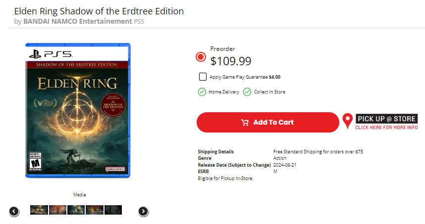 Pre-Orders – EB Games Canada Help Center