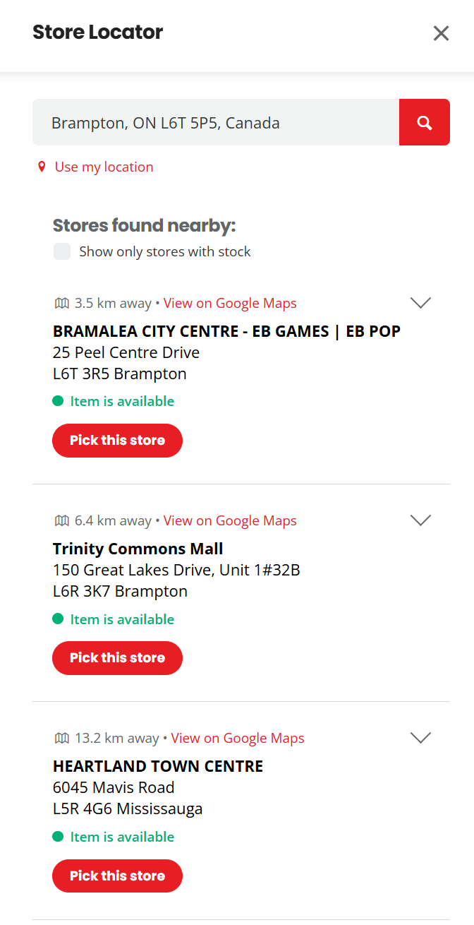 How do I check inventory at my local store? – Gamestop Canada Help Center